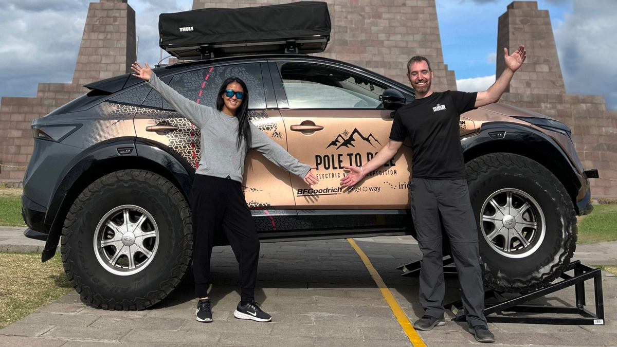 Elektrische Pole to Pole-expeditie passeert de evenaar - 4WD Magazine