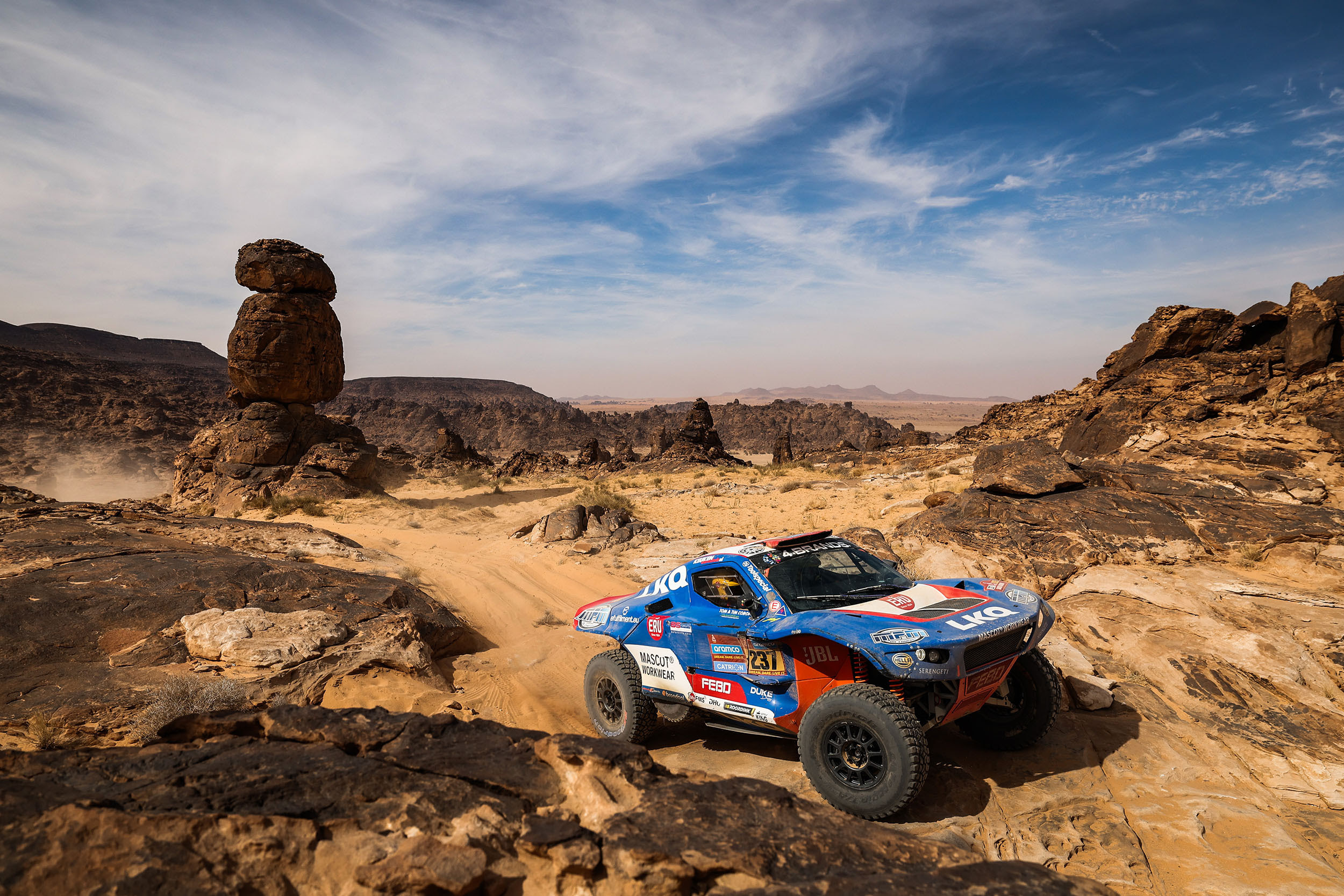 Tim en Tom komen in hun element dankzij echte marathonetappe - 4WD Magazine